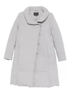 Emporio Armani Off-centre Padded Coat - Grey