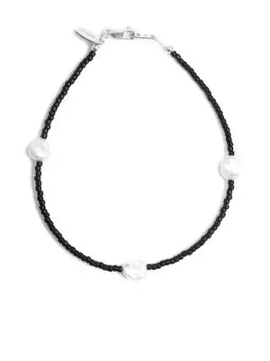 SANTANGELO Beaded Pearl Bracelet - Black