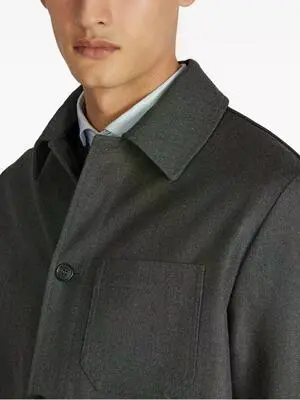 Incotex Button Wool Overshirt