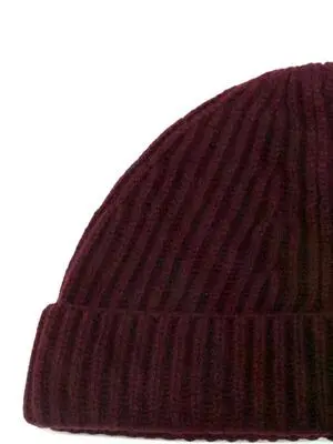AMARANTO Ribbed Knit Hat