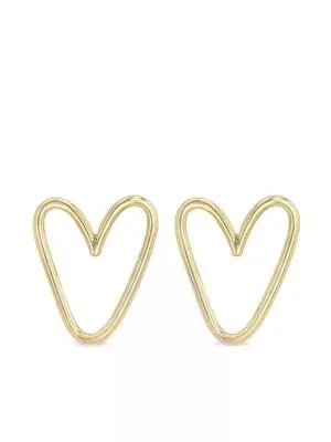 Zoe Chicco 14k Yellow Open Heart Earrings - Gold