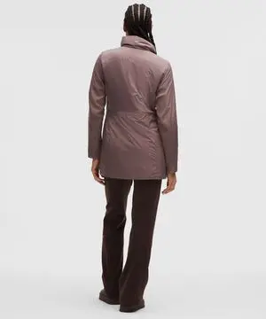 Lululemon Sleek City Long Jacket - Twig/brown Earth