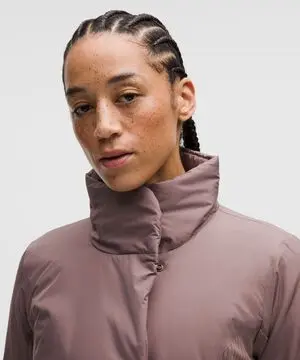 Lululemon Sleek City Long Jacket - Twig/brown Earth