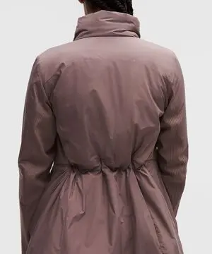 Lululemon Sleek City Long Jacket - Twig/brown Earth