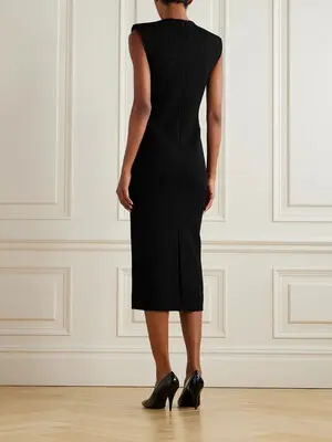 Givenchy Wool-blend Midi Dress - Black