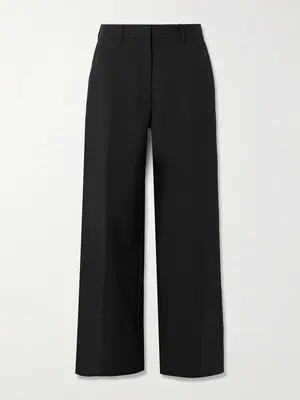 Calvin Klein Simone Wool Wide-leg Trousers