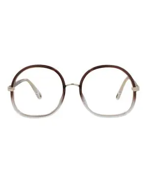 Chloé Round-frame Optical Frames - Brown Brown (ch0032o/30009868/002)