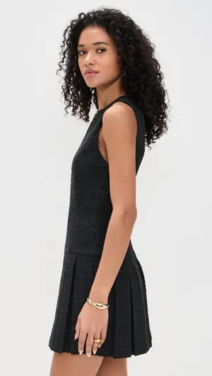 Alice + Olivia Ellis Box Pleat Mini Dress