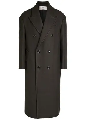 Ami Straight Hem Coats For Men
