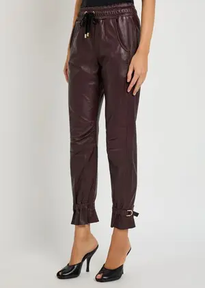 SKIIM Gaby Leather Trousers