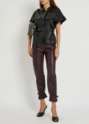 SKIIM Gaby Leather Trousers