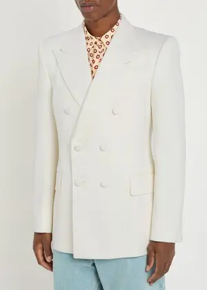 Valentino Garavani Double-breasted Wool Blazer