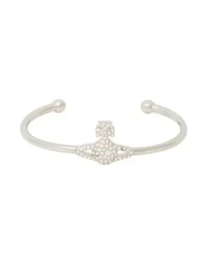 VIVIENNE WESTWOOD Grace Bas Relief Open Bangle Bracelet In Brass