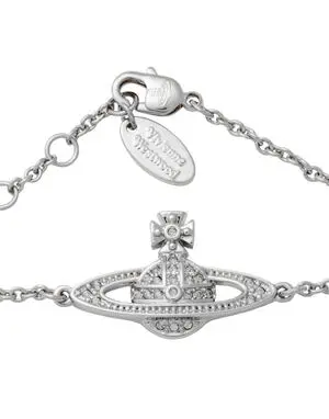 VIVIENNE WESTWOOD Mini Bas Relief Chain Bracelet Brass