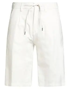 BERNA Casual High Waisted Shorts - White