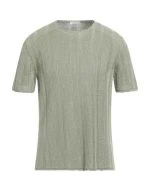 PANICALE Linen Knit Short Sleeve Sweater