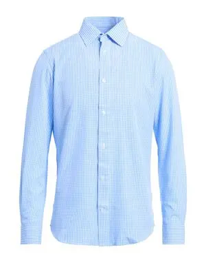 Scotch & Soda Shirt Size Polyester, Elastane - Azure