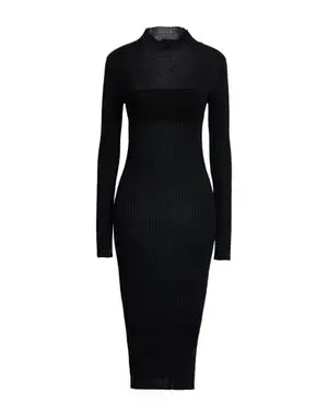 Pinko Ribbed-knit Bodycon Midi Dress