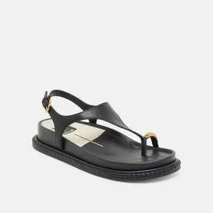 DOLCEVITA Stefan Sandals - Black Leather