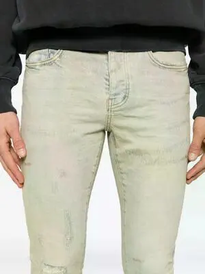 PURPLE BRAND Distressed-effect Jeans