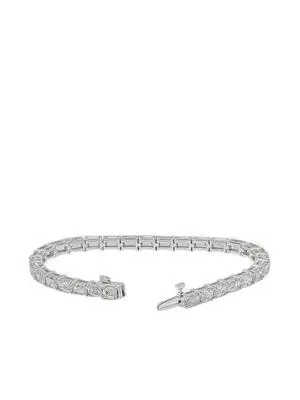 JEWELS AFICIONADO 18k White Gold 12.71 Ct. Diamond Bracelet - Silver
