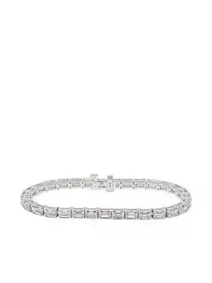 JEWELS AFICIONADO 18k White Gold 12.71 Ct. Diamond Bracelet