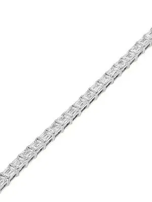 JEWELS AFICIONADO 18k White Gold 12.71 Ct. Diamond Bracelet
