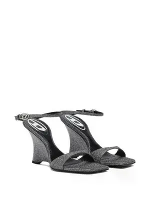DIESEL® 90mm D-amber Wedge Sandals