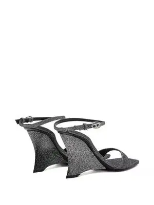 DIESEL® 90mm D-amber Wedge Sandals