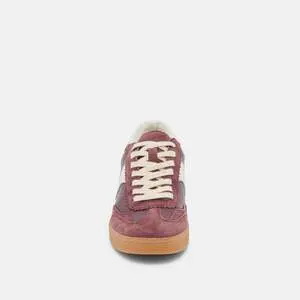 DOLCEVITA Notice Sneakers - Cranberry Suede