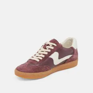 DOLCEVITA Notice Sneakers - Cranberry Suede