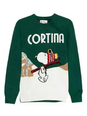 MC2 SAINT BARTH X Peanuts Heron Jumper - Green