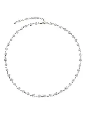 Monica Vinader Diamond-embellished Necklace - Silver