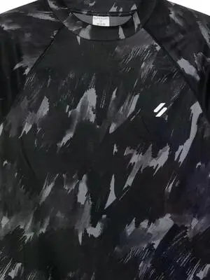 Superdry Abstract-print Raglan-sleeve T-shirt