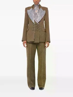 Rabanne Sequin-embellished Layered Blazer