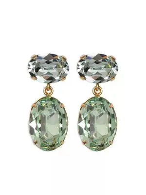 Oval Drop Earrings