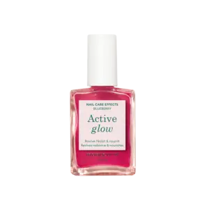 MANUCURIST Active Glow Nourishing Treatment Nail Polish - Blueberry