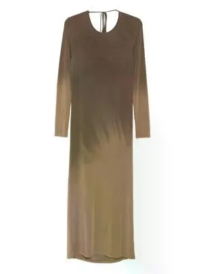 UMA WANG Long-sleeved Maxi Dress
