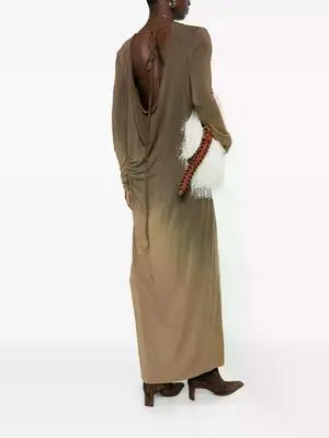 UMA WANG Long-sleeved Maxi Dress