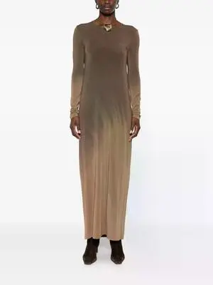 UMA WANG Long-sleeved Maxi Dress
