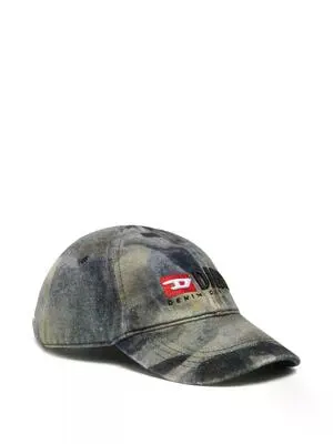 DIESEL® Camouflage-print Baseball Cap - Blue