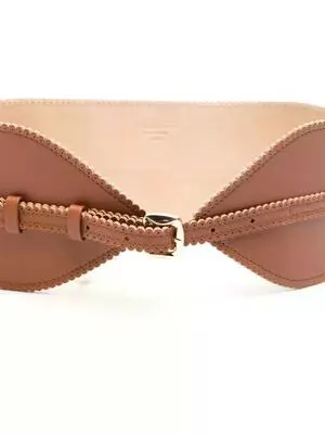 Zimmermann Scallop-edge Leather Belt