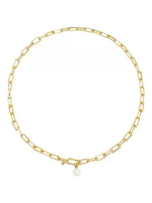 Monica Vinader Mini Chain Pearl Necklace