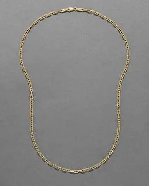 Alexis Bittar Vintage 1980s Italian Link Chain Necklace - Gold