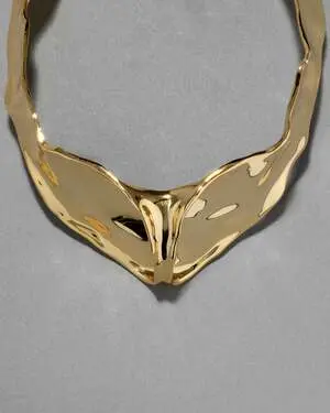 Alexis Bittar Molten Crest Collar Necklace
