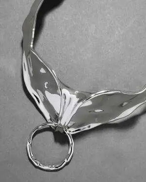 Alexis Bittar Molten Bonded Collar Necklace