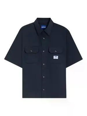 Hugo Chest-pocket Shirt - Blue