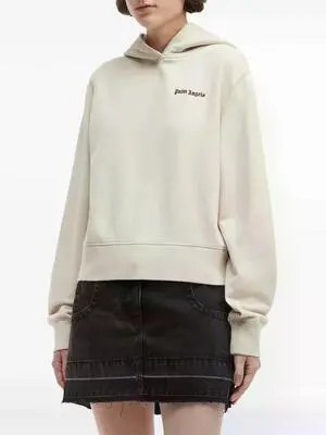Palm Angels Embroidered Logo Hoodie