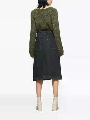 Baum Und Pferdgarten V-neck Wool Cardigan