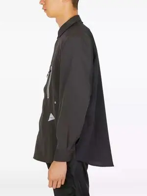 AND WANDER Zip-pocket Shirt